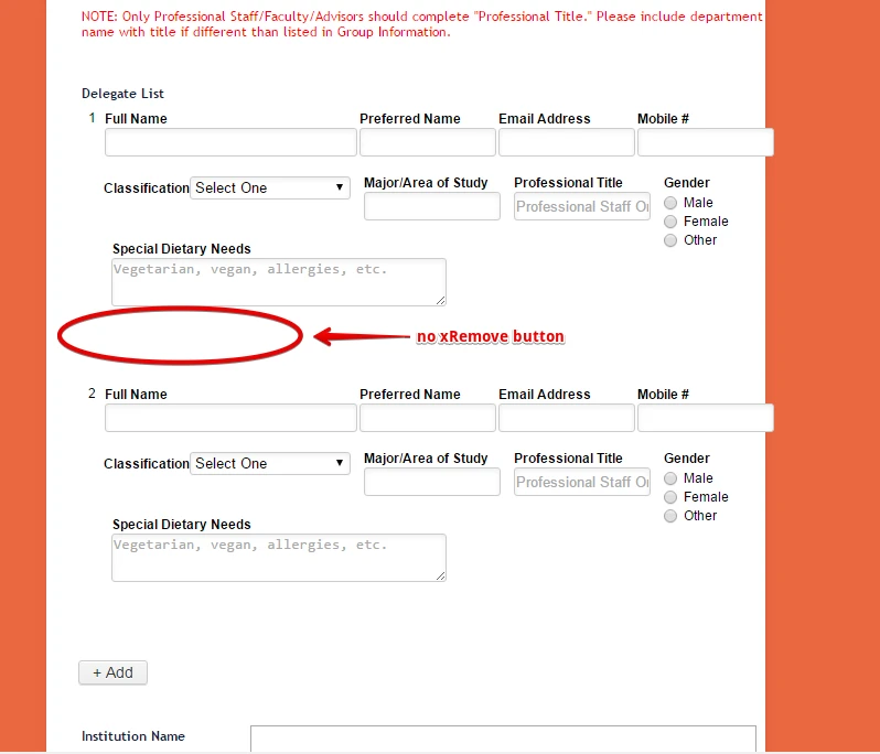 Configurable List Widget Remove Button Is Gone After Custom Css Code Injection