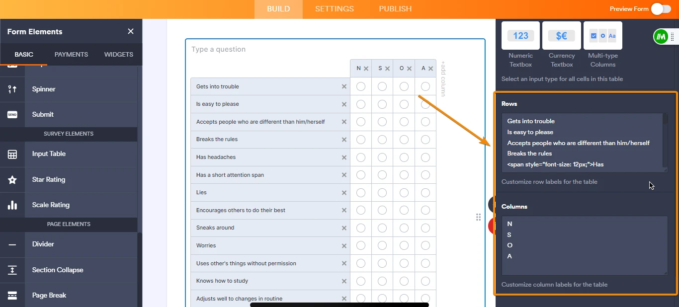How to have better format with my dropdown elements?