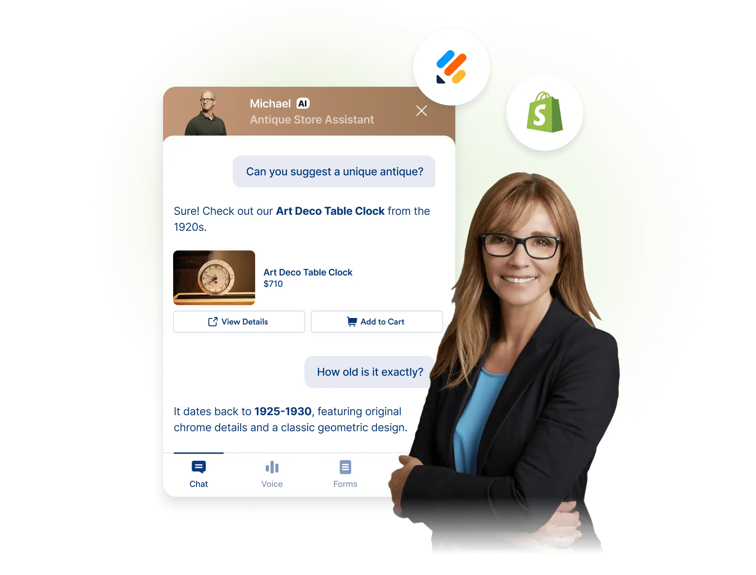 AI Chatbot for Shopify Antique Stores | Jotform AI Chatbot for Shopify Antique Stores | Jotform