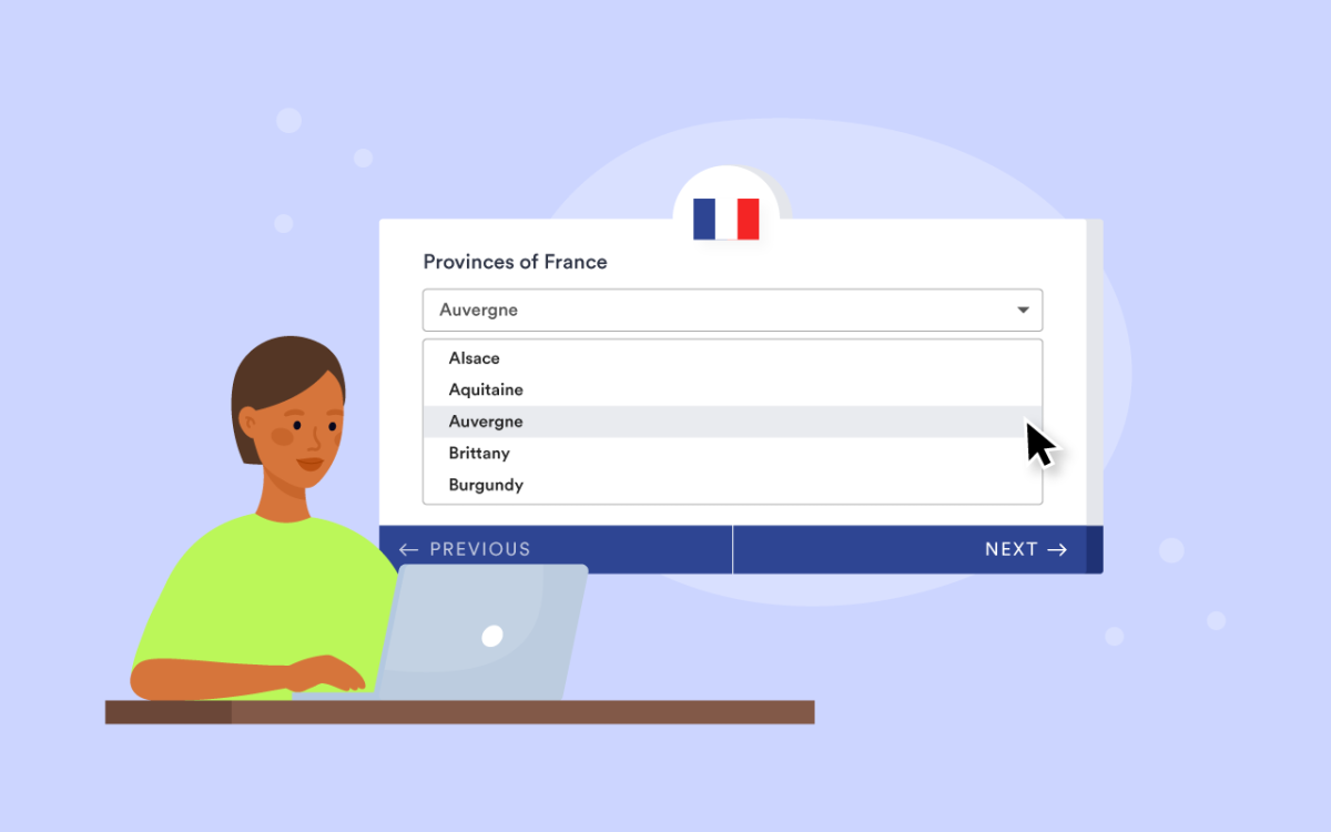 Provinces of France - Form Widgets | Jotform