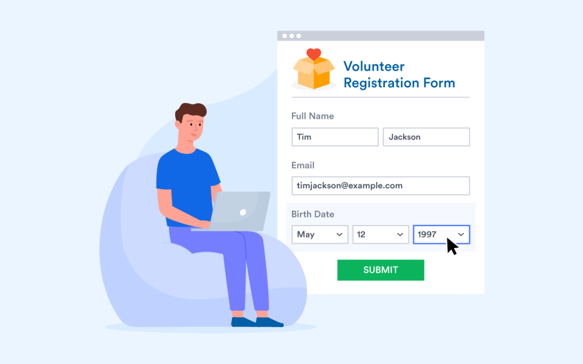 Birth Date Picker - Form Widgets | Jotform