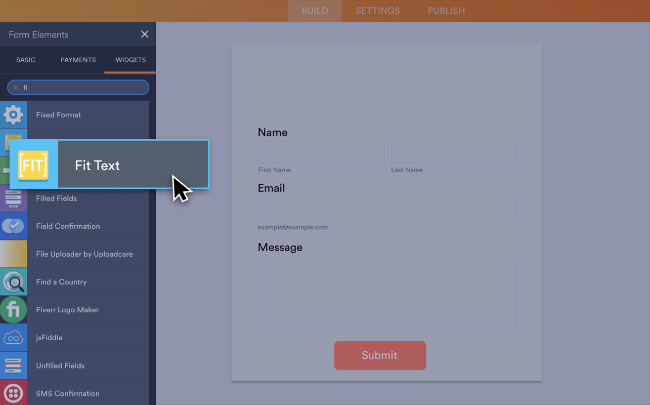 Fit Text - Form Widgets | Jotform