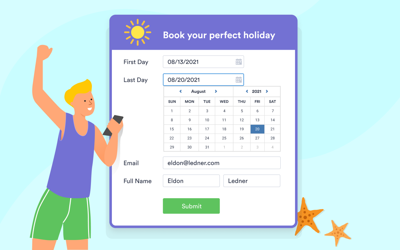 Date Picker - Form Widgets | Jotform