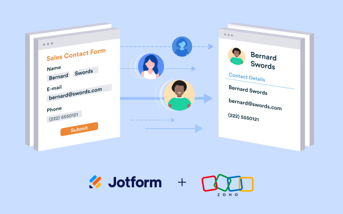 Jotform Zoho CRM Integration | CRM Integrations