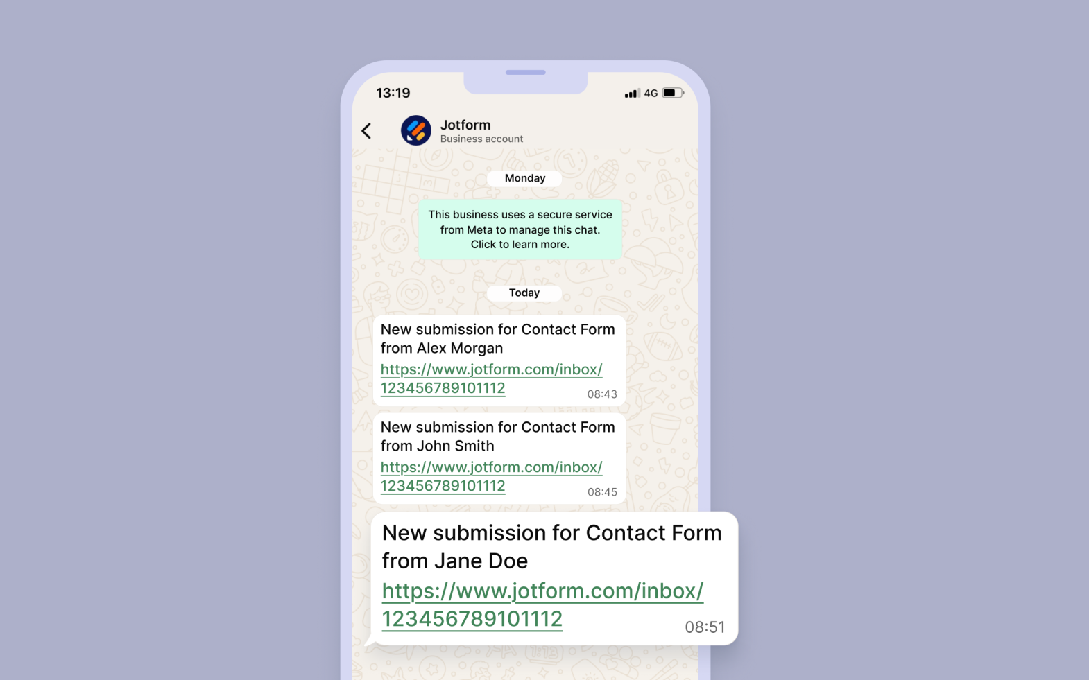 Jotform WhatsApp Integration | Communication Integrations
