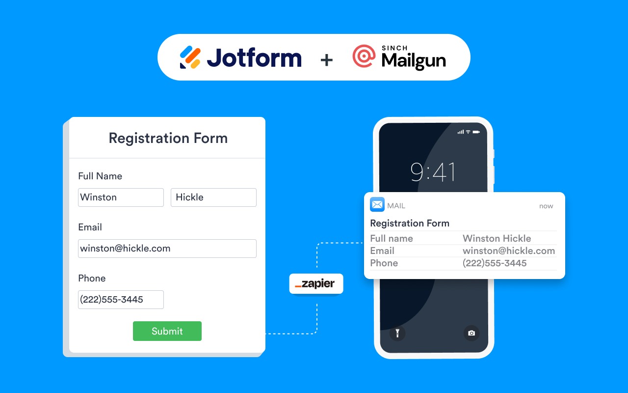 Jotform Mailgun Integration | Emailing Integrations
