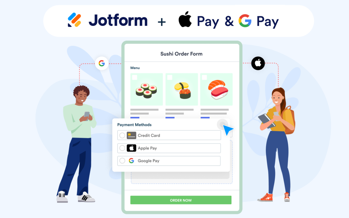 Jform 애플페이 밎 구글페이 통합 | 결제 프로세서 통합