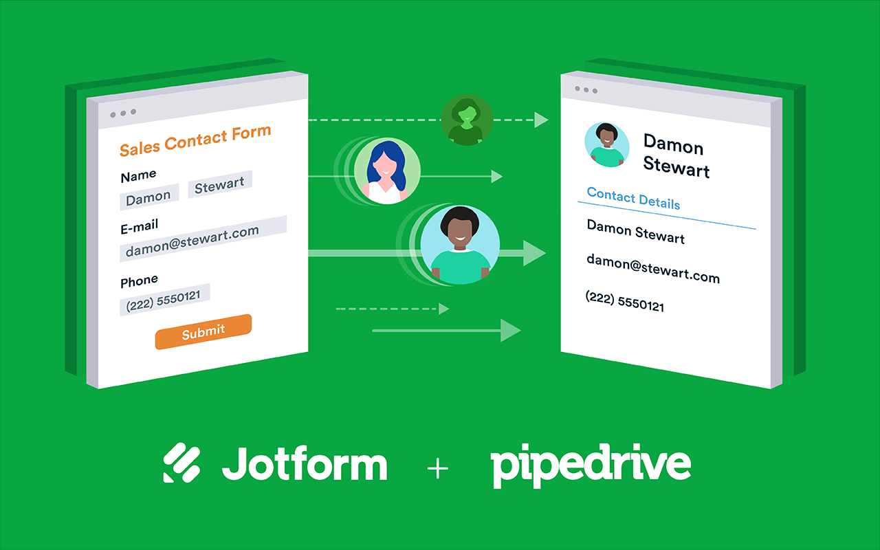 Jotform Pipedrive Integration | Log in and integrate Pipedrive with Jotform