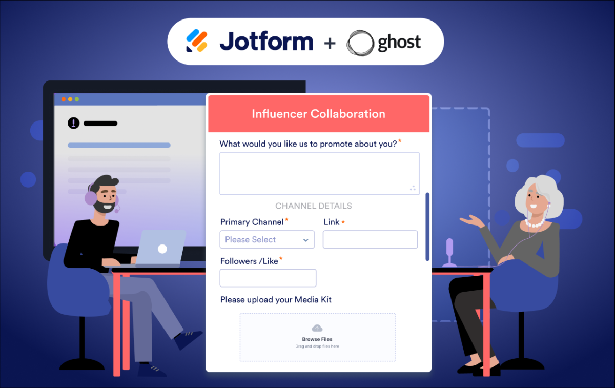 Jotform Ghost Integration | CMS Integrations Jotform Ghost Integration | CMS Integrations