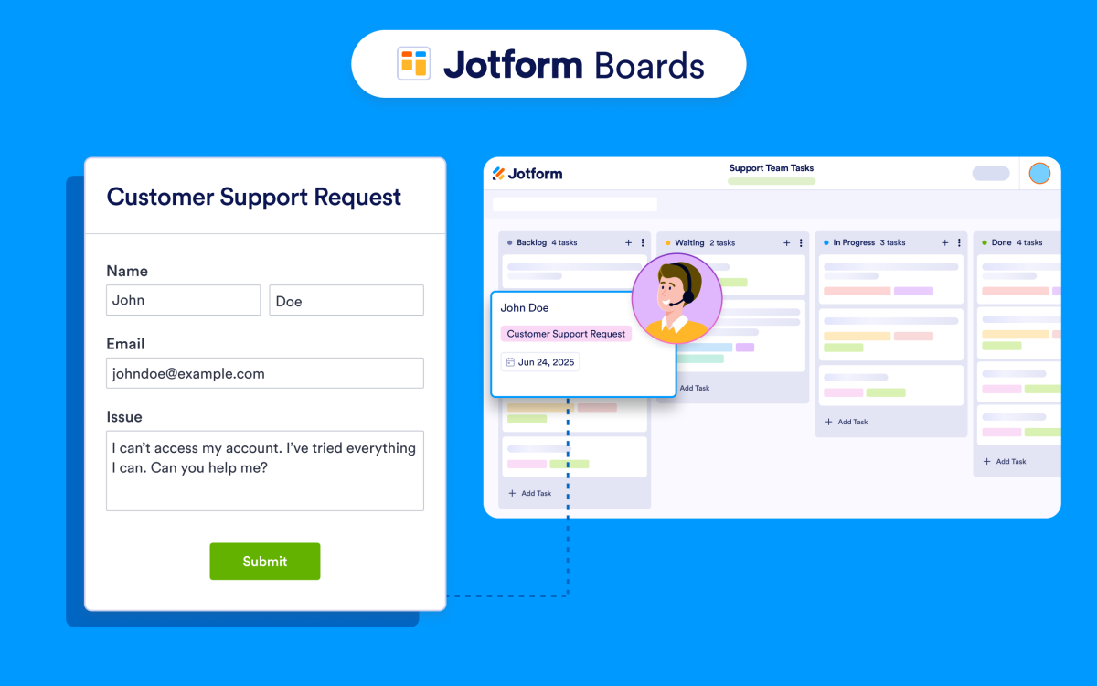 Jotform Boards Integration | Data Management Integrations Jotform Boards Integration | Data Management Integrations