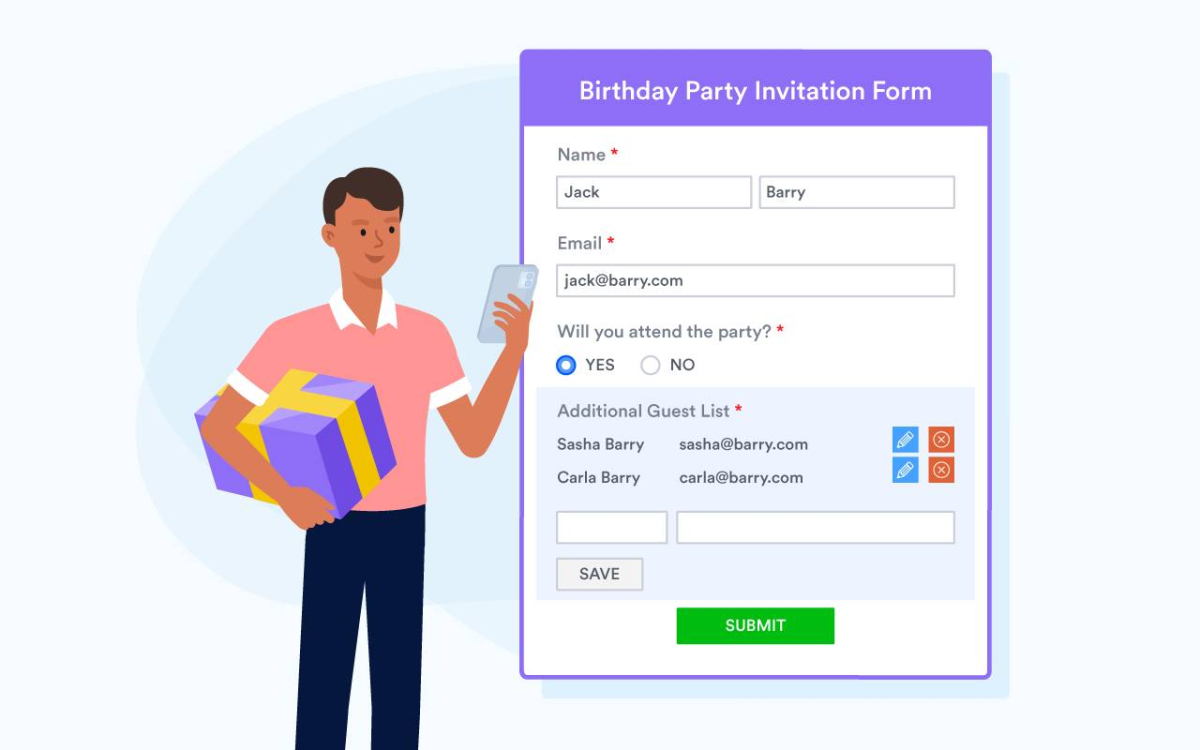 Infinite List - Form Widgets | Jotform