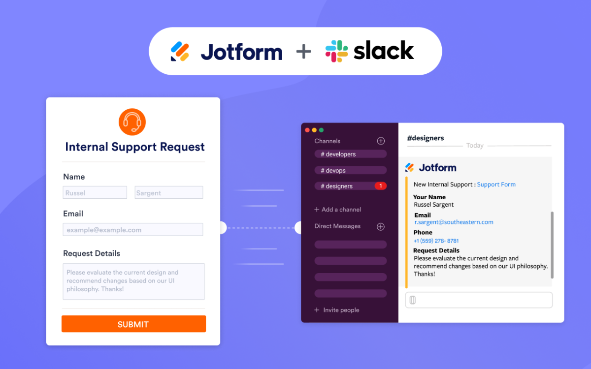 Jotform Slack Integration | Communication Integrations