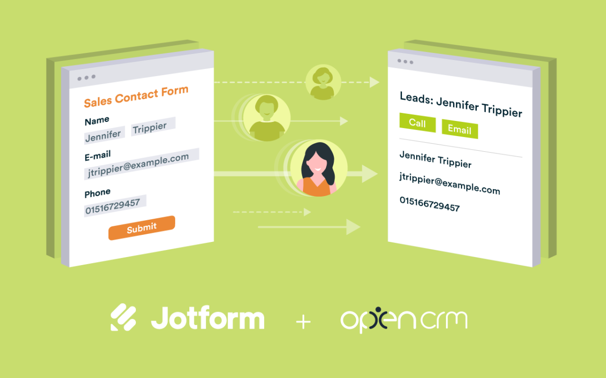 Jotform OpenCRM Integration | CRM Integrations