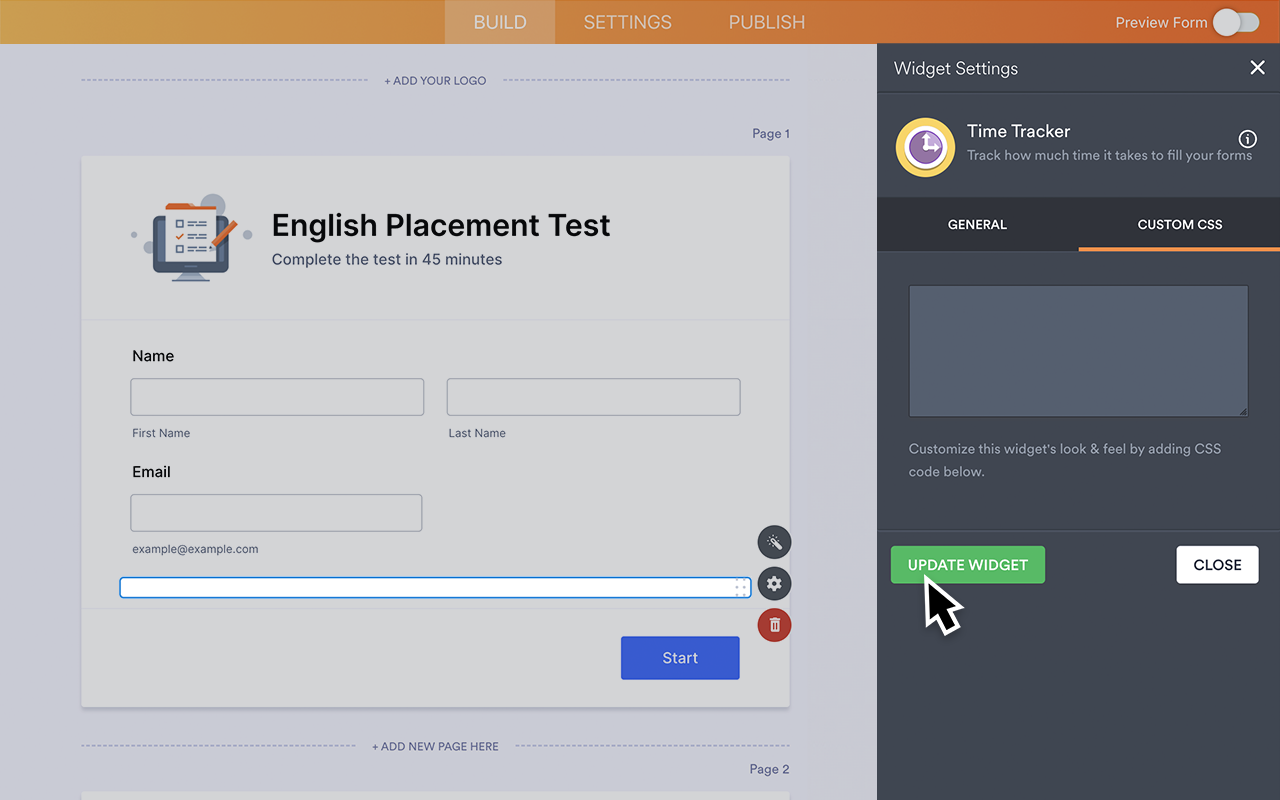 Time Tracker - Form Widgets | Jotform