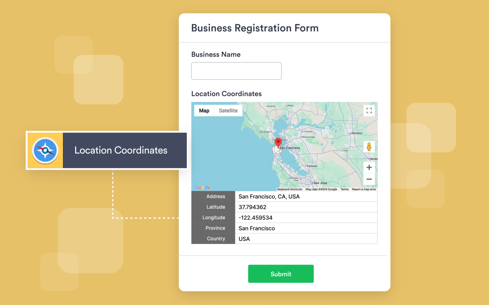 Location Coordinates - Form Widgets | Jotform