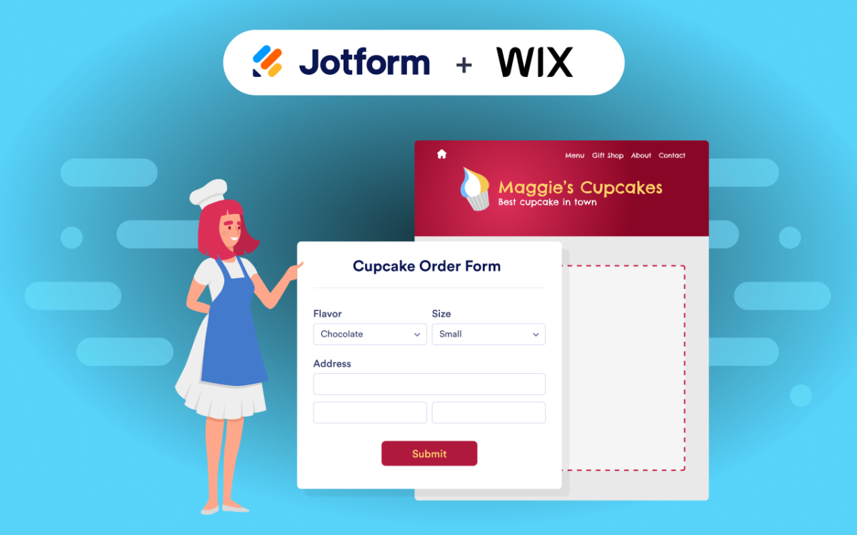 Jform Wix 통합 | CMS 통합