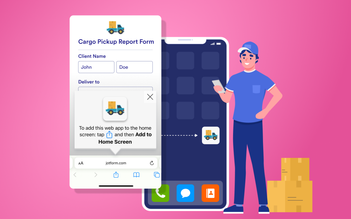 Add to Home Screen - Form Widgets | Jotform