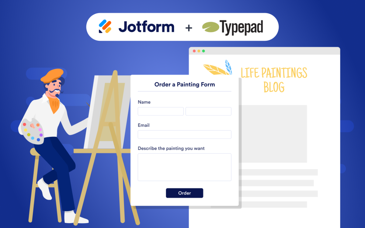 Jotform Typepad Integration | Blogging Integrations