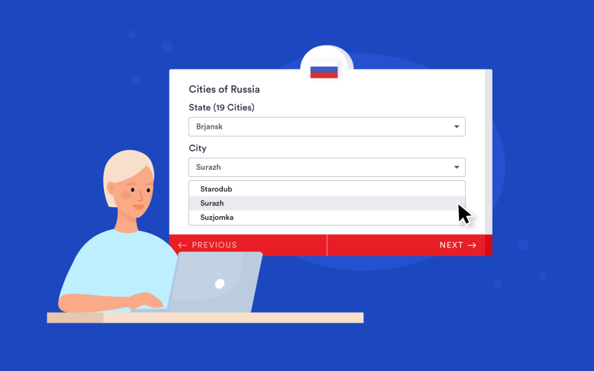 Cities of Russia - Form Widgets | Jotform