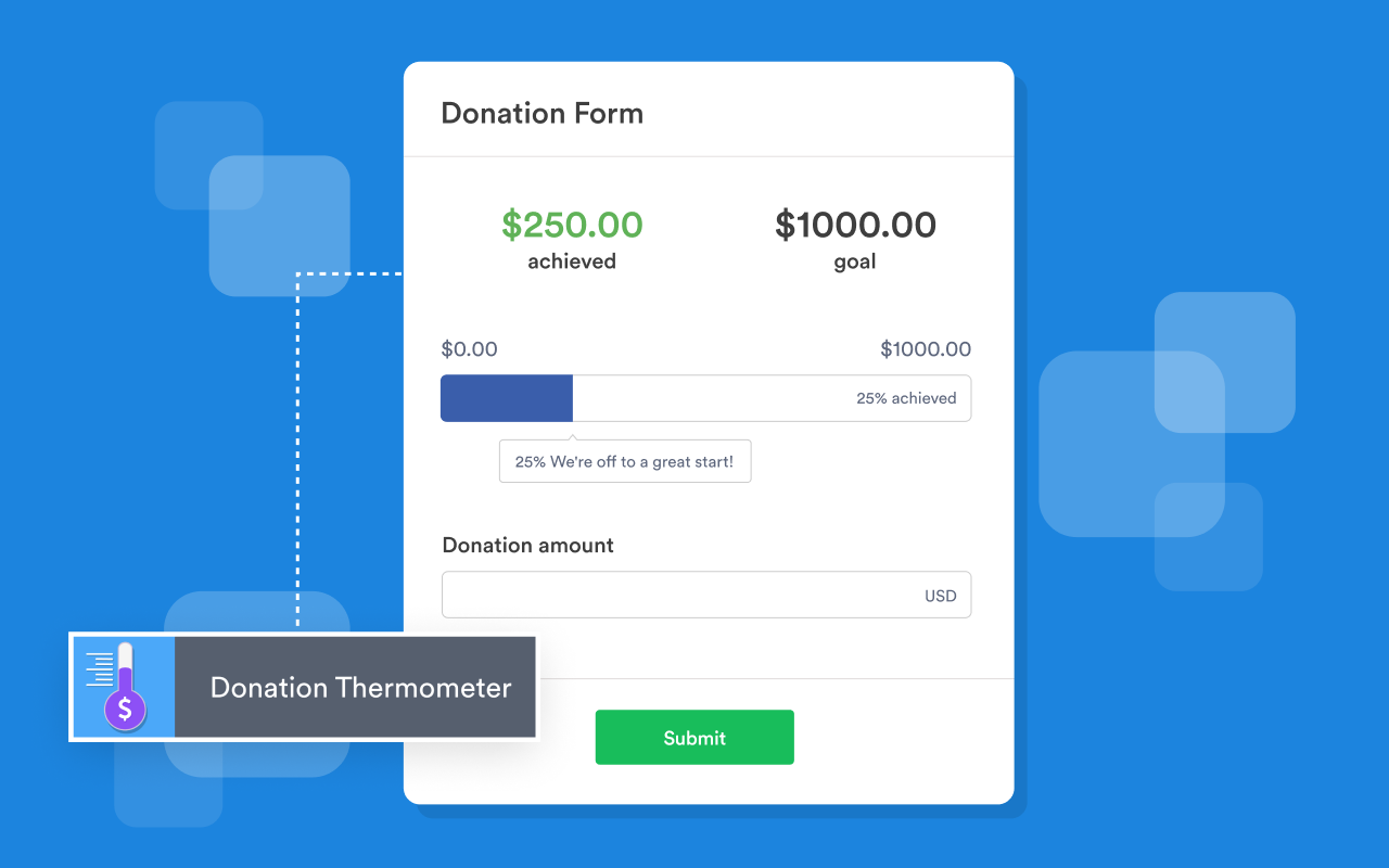 Donation Thermometer - Form Widgets | Jotform