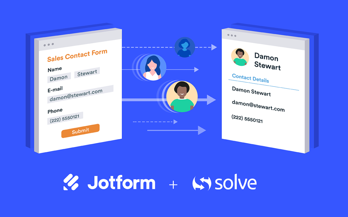 Jotform Solve Integration | Log in and integrate Solve with Jotform