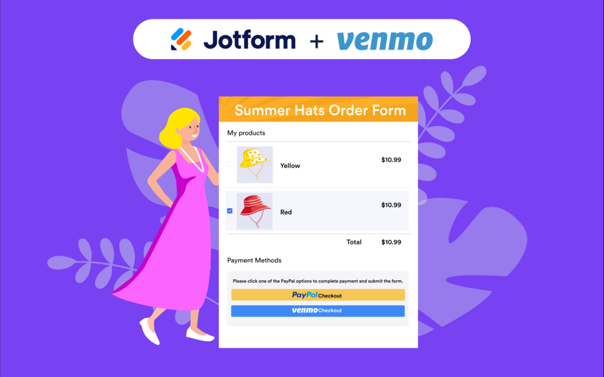 Jotform Venmo Integration | Payment Processor Integrations
