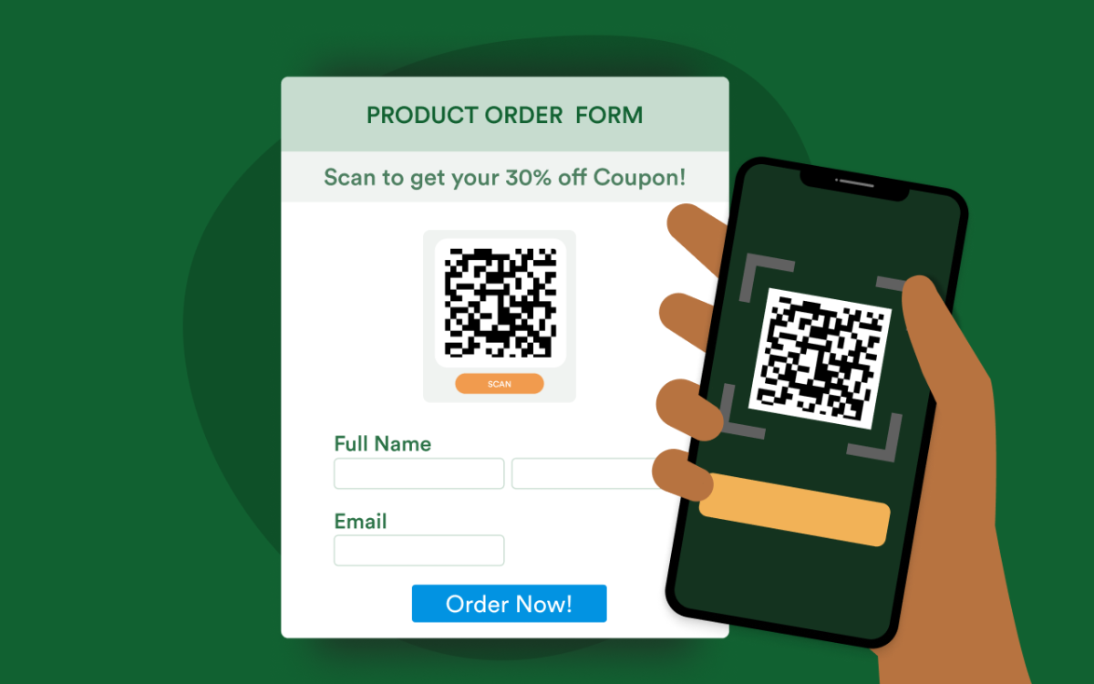 QR 코드 - 양식 위젯 | Jform