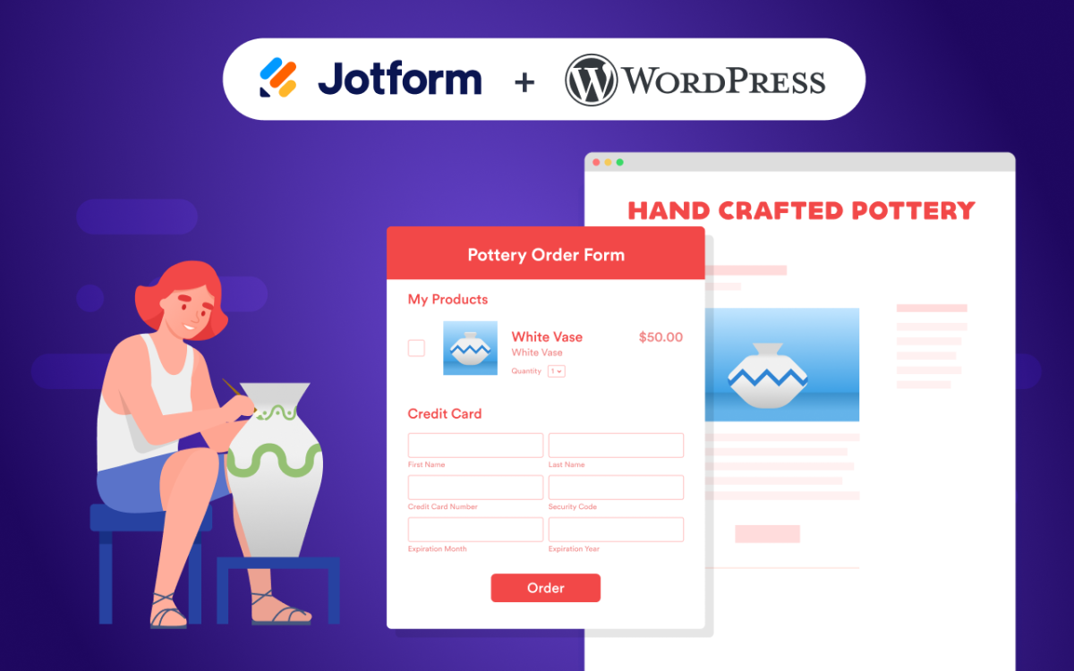 Jform WordPress.com 통합 | CMS 통합