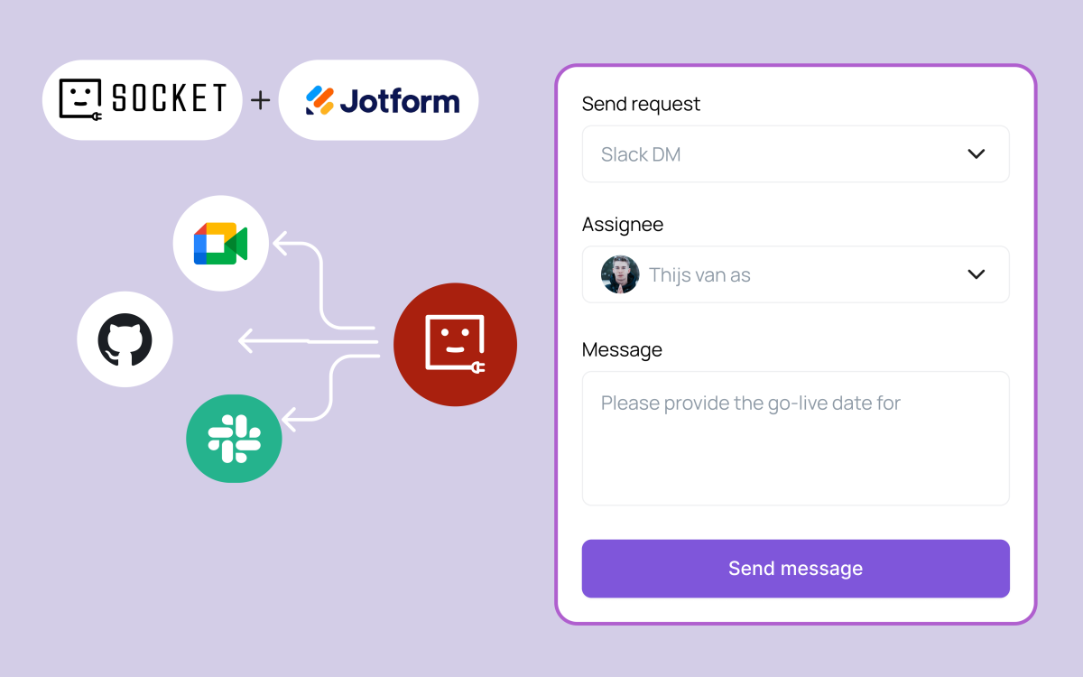 Jotform viaSocket Integration | Automation Integrations