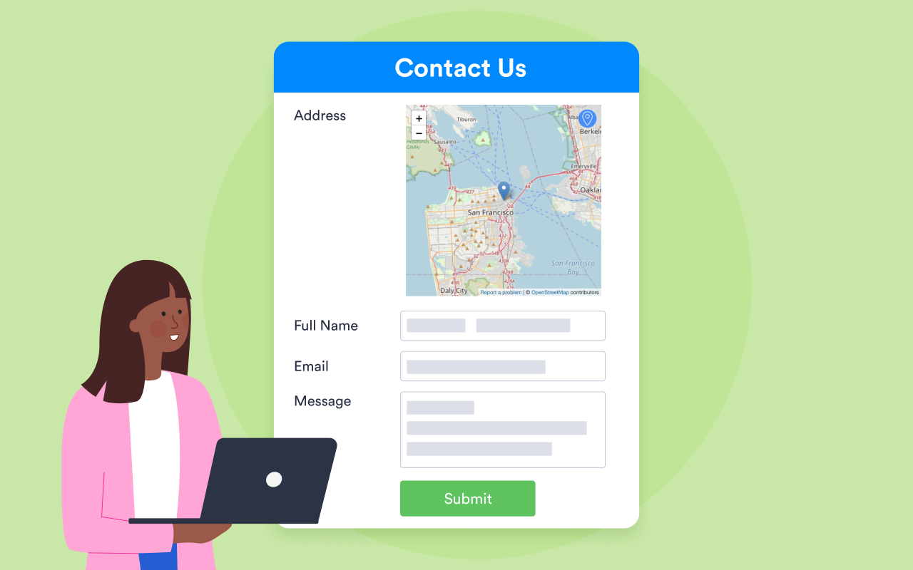 Open Street Map - Form Widget'ları | Jotform