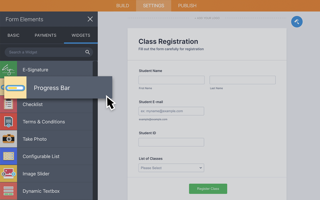 Progress Bar - Form Widgets | Jotform