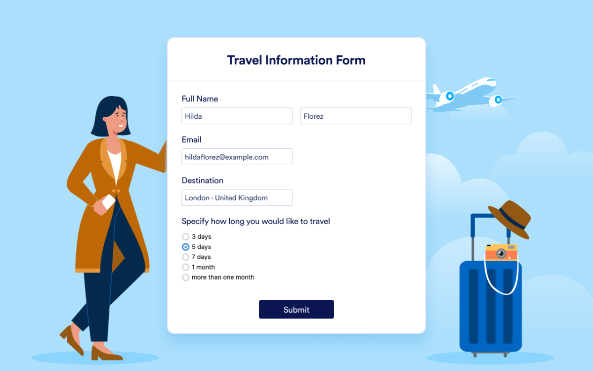 Flat Radio Buttons - Form Widgets | Jotform