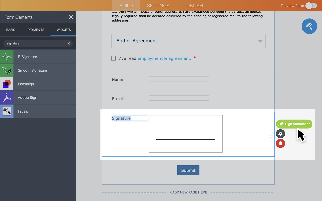 Signature - Form Widgets | Jotform