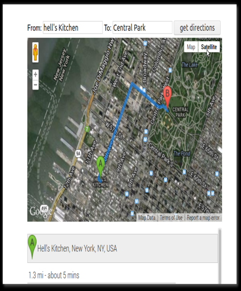 GPS Directions - Form Widgets | Jotform