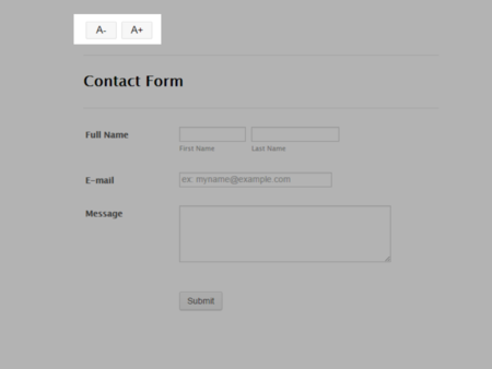 Text Resizer - Form Widgets | Jotform