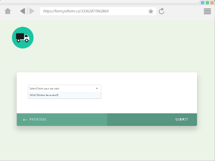 Zip Code Auto-Suggest - Form Widgets | Jotform