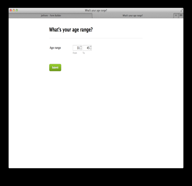 Range - Form Widgets | Jotform