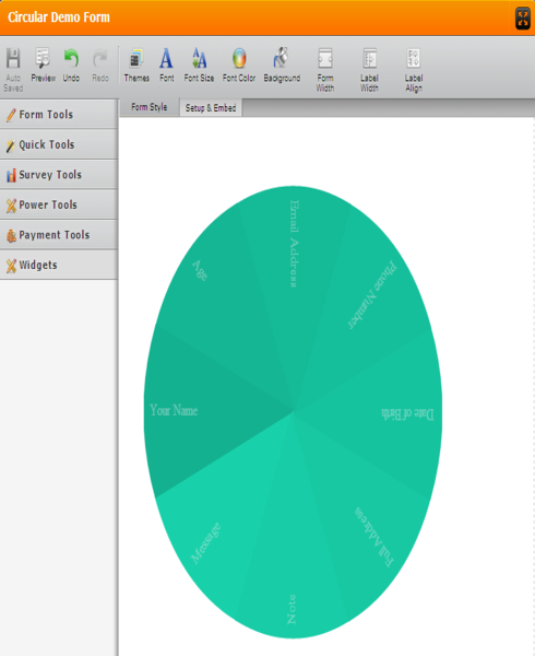 Circular - Form Widgets | Jotform
