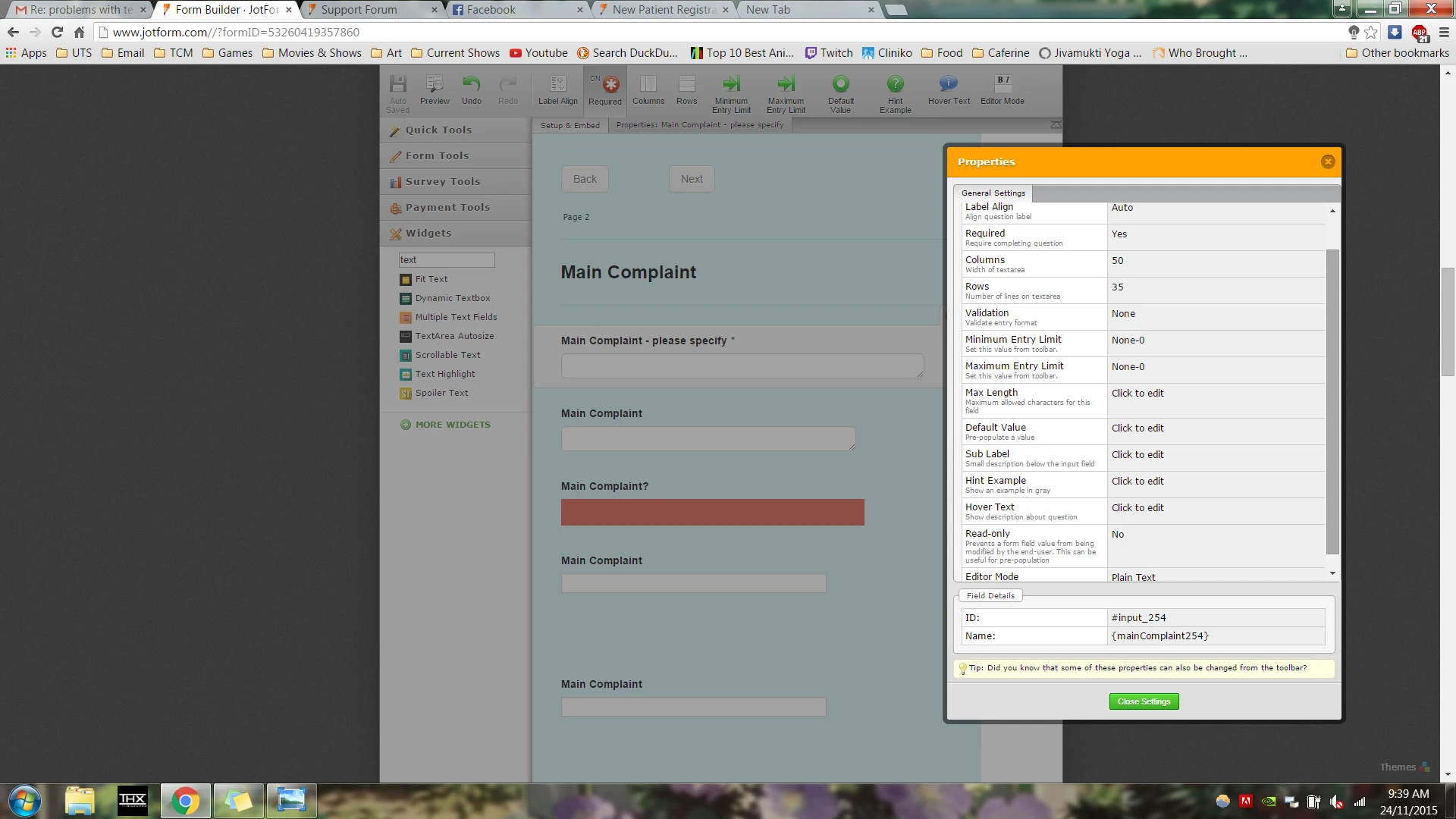 how to auto resize a textarea field?