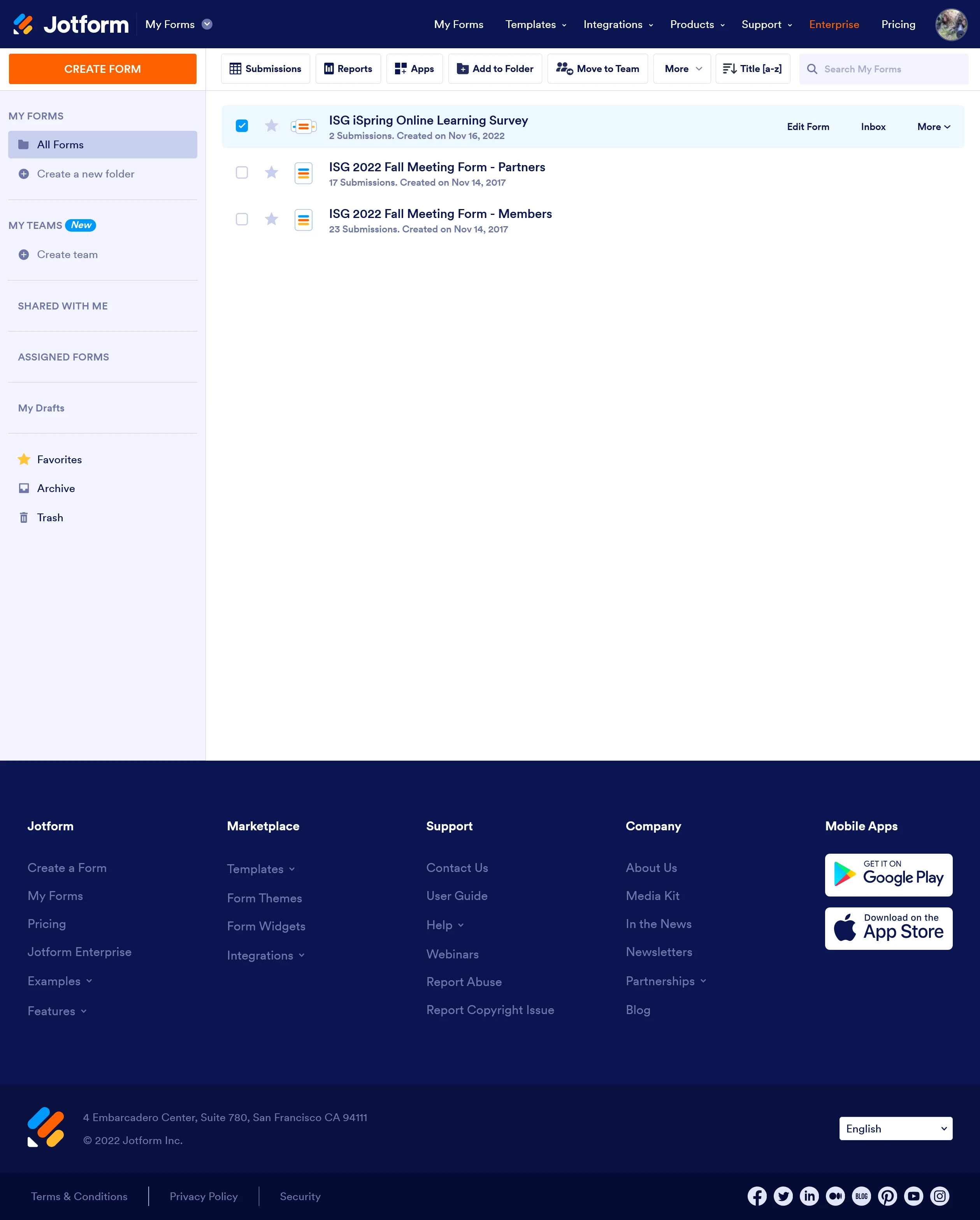 EDIT: The TRASH icon is not visible on small screens.