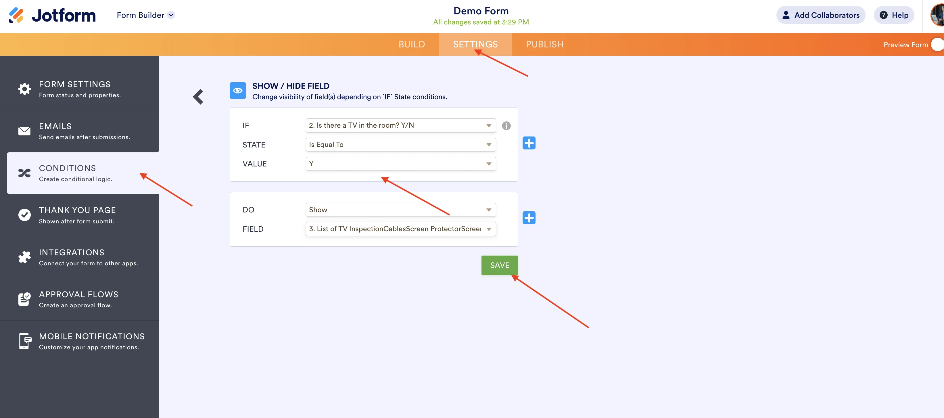 How to create Show/Hide field conditional logic How to create Show/Hide field conditional logic