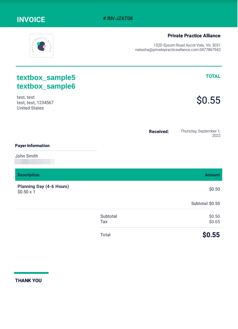 How to customize PDF Invoice