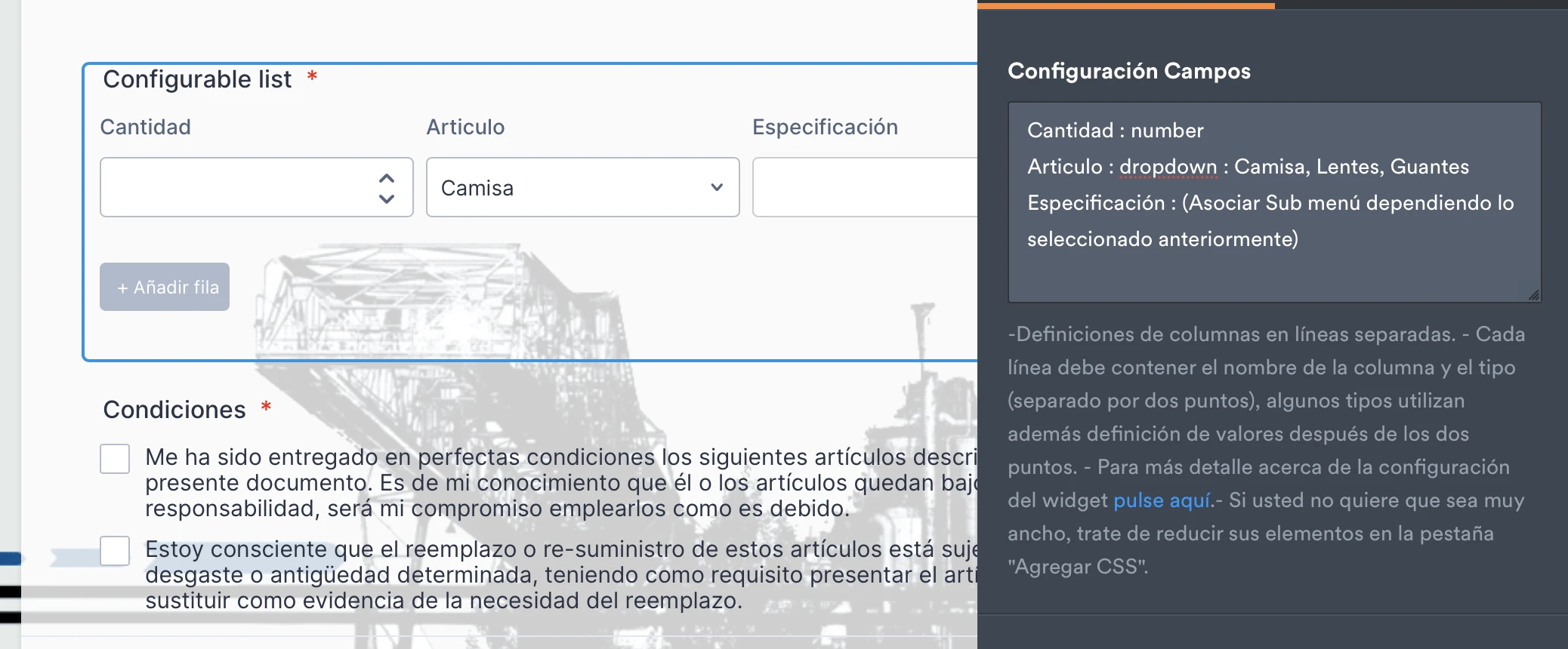How to make custom dropdown field?