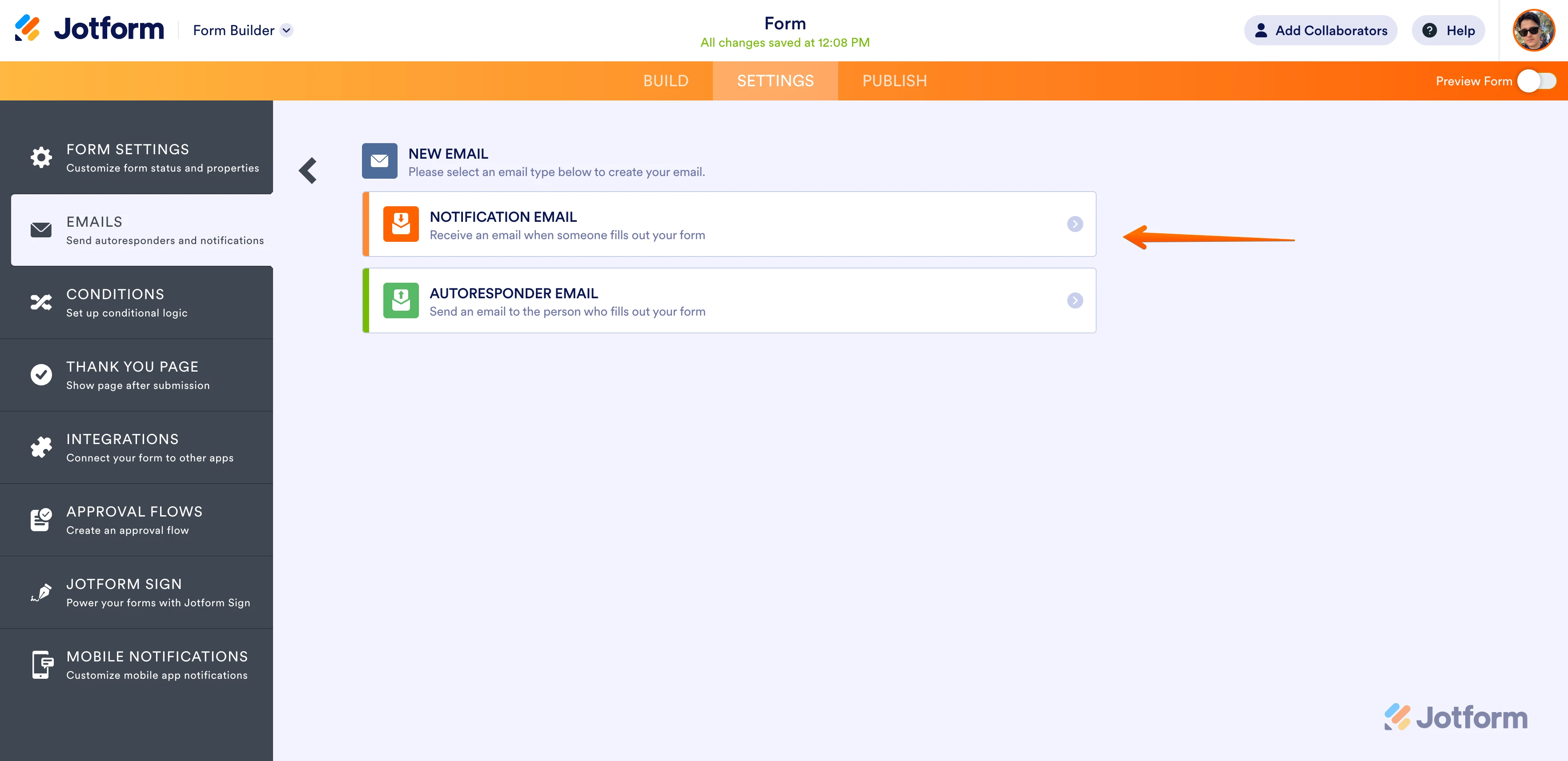 How to Edit the Email Notification?