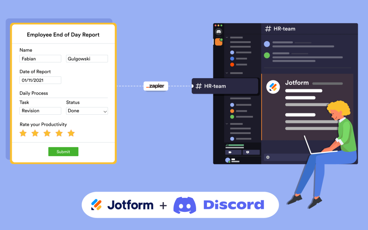 Jotform Discord Integration | Communication Integrations
