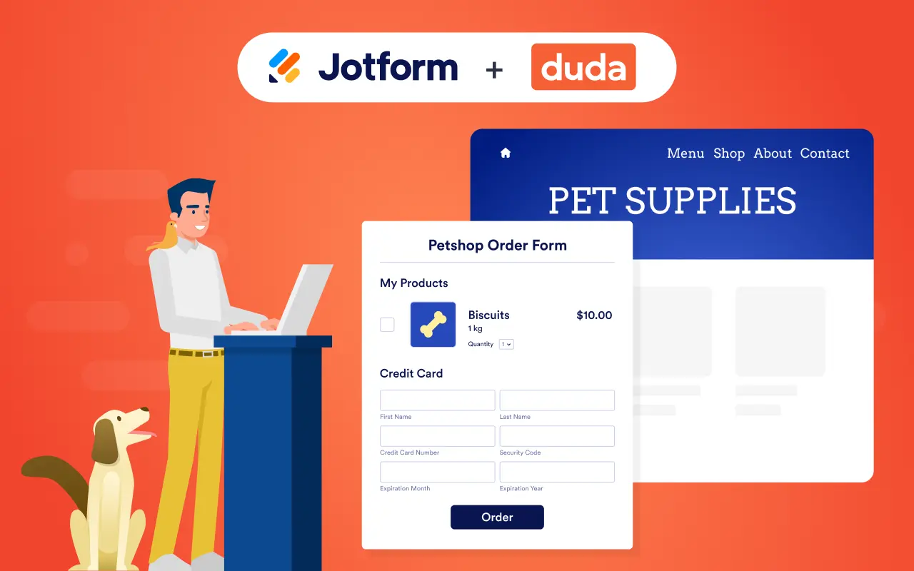 Jotform Duda Integration | CMS Integrations