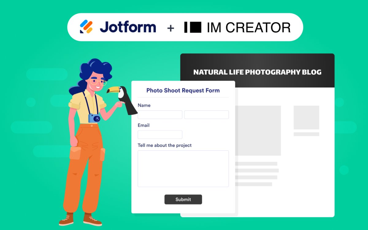 Jotform IM Creator Integration | CMS Integrations