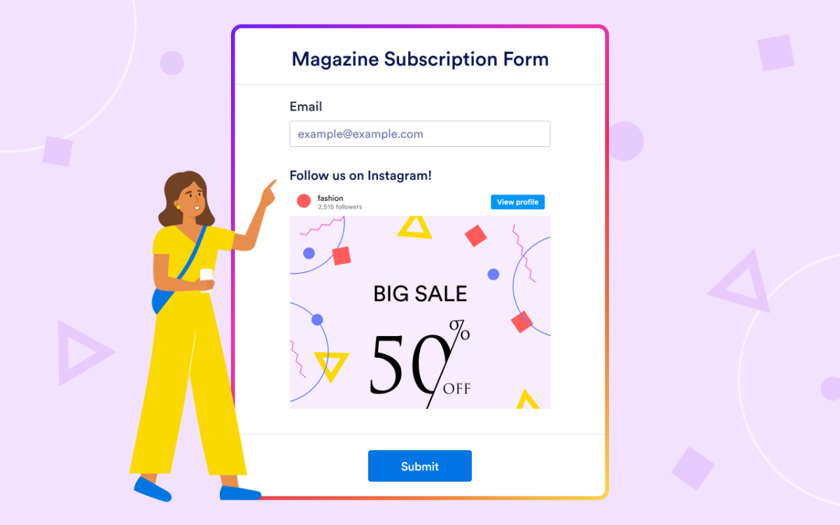 Instagram - Form Widgets | Jotform