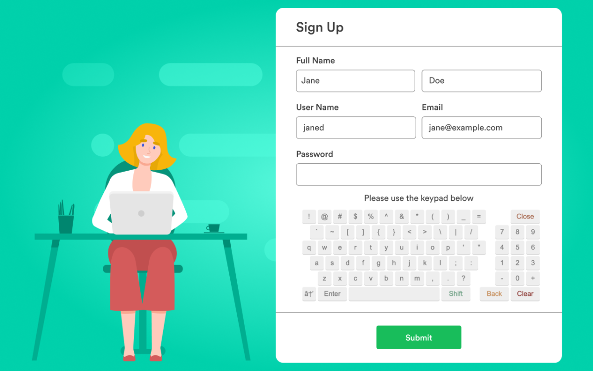 Keypad - Form Widgets | Jotform