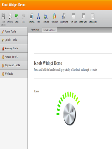 Knob - Form Widgets | Jotform